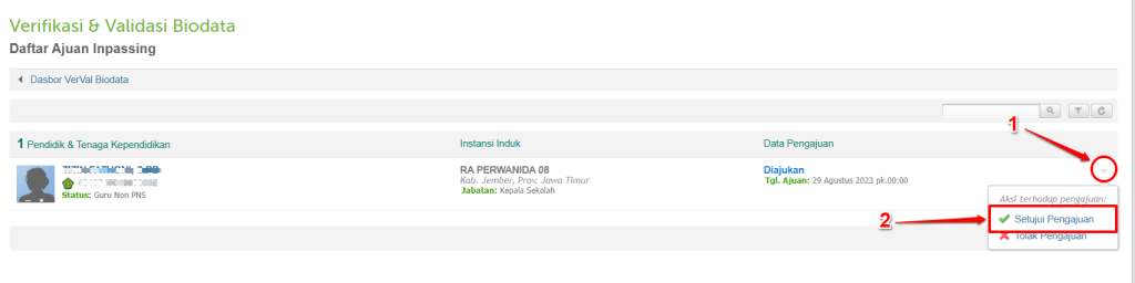 [SIMPATIKA] Verval Pengajuan Penyetaraan Jabatan dan Pangkat (Inpassing ...
